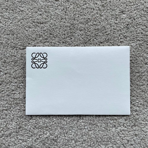 Authentic New Loewe Envelope Receipt Holder Invoice Holder | eBay