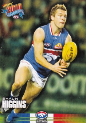 AFL 2010 Select Western Bulldogs - Shaun Higgins Card No.186 | eBay ...
