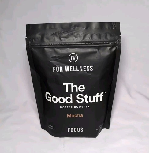 FOR WELLNESS The Good Stuff Focus Mocha Coffee Booster 30 Serving 4.7Oz ...