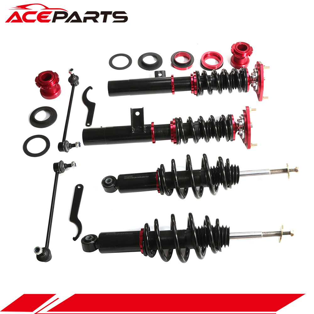 Red Coilovers Shocks Absorber Springs Kits For Golf MK5 06-09 VW GTI ...