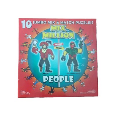 People Mix-A-Million 10 Jumbo Mix and Match Puzzles | eBay