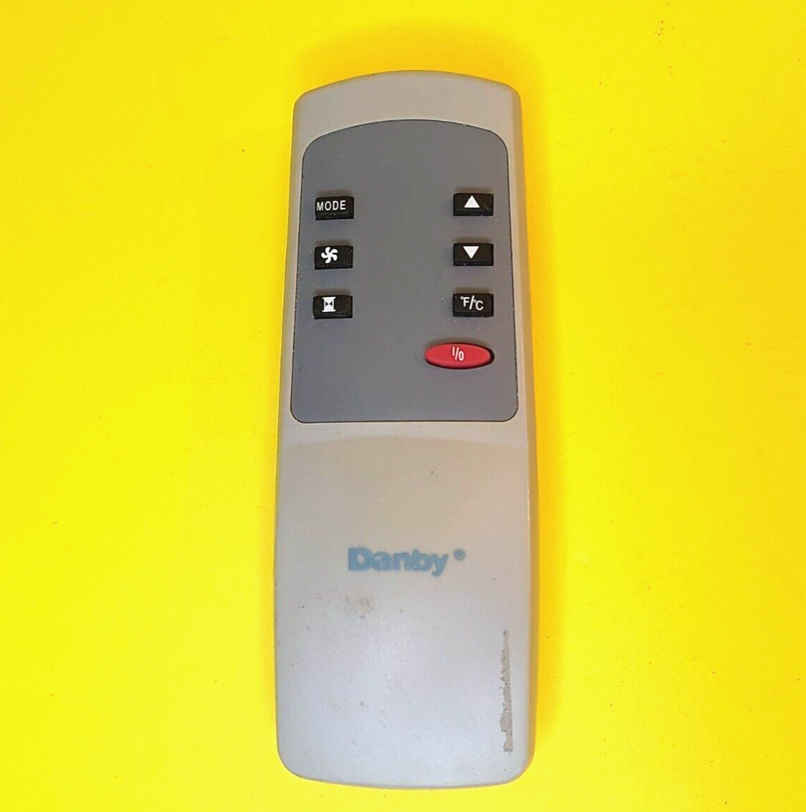 DANBY DDR557HE AIR CONDITIONER REMOTE CONTROL HANDHELD GRAY FOR ...