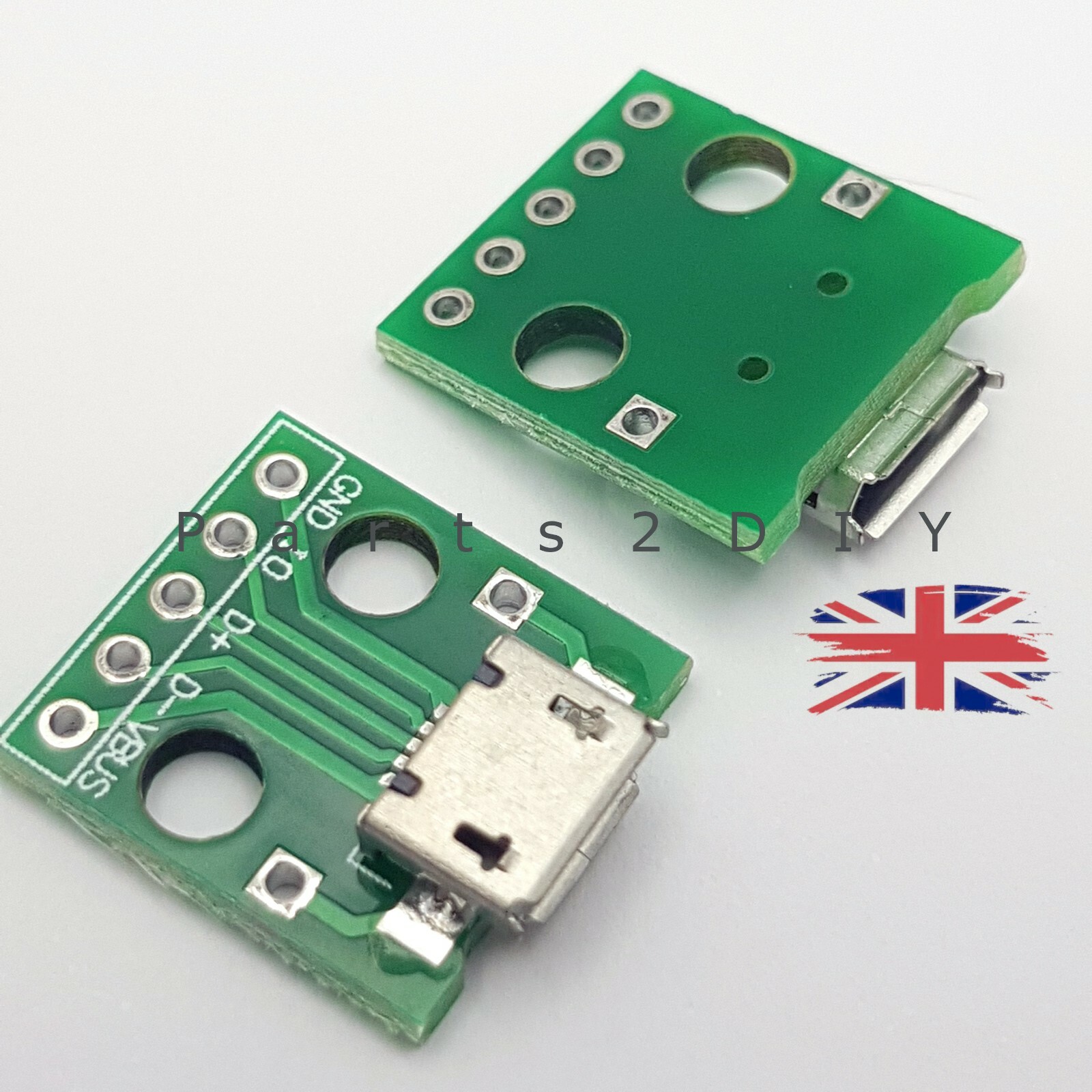 5 Pin Micro USB DIP PCB Breakout Board SIP Adapter Micro-B 2.54mm UK | eBay