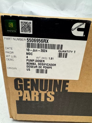 Cummins DEF Doser Urea Pump Assembly Diesel Engine 5506956RX 4388105 ...