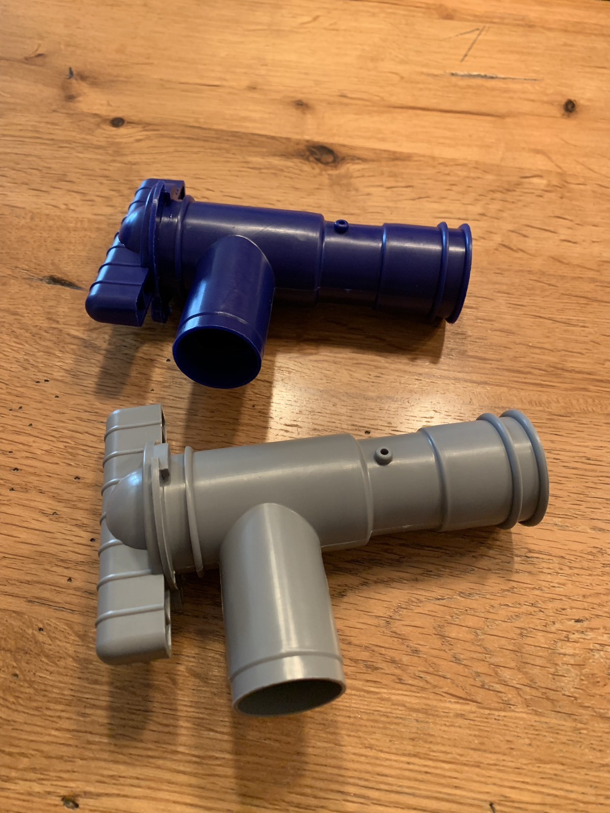 2 X 28MM DRAINAGE TAP BLUE FRESH WATER +GREY WASTE TAP / Caravan ...