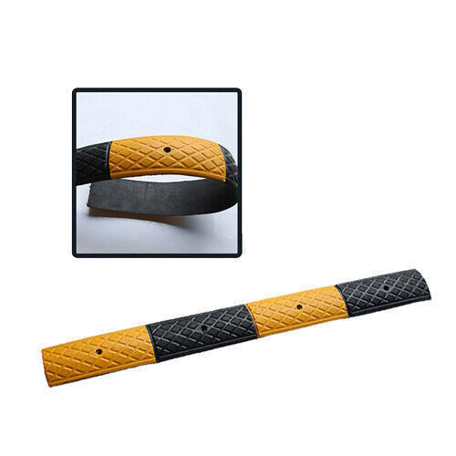 NEW 1M Rumble Strip Road Strips Speed Hump Rubber Wall Bumper Heavy ...