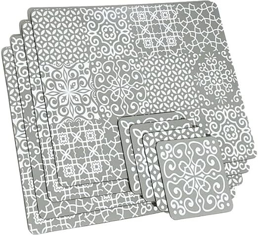 Place mat And Coaster Set Table Mats And Coasters Set Of 8 Placemats ...