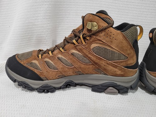 Merrell J035839 Moab 3 Mid Waterproof Hiking Boots for Men - Earth ...