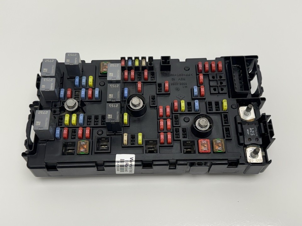 2008-2009 CHEVY EXPRESS VAN 1500 2500 3500 ENGINE FUSE BOX GAS 25888289 ...