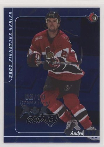 2000-01 ITG Be A Player Signature Series /10 Andre Roy #210 Rookie RC ...