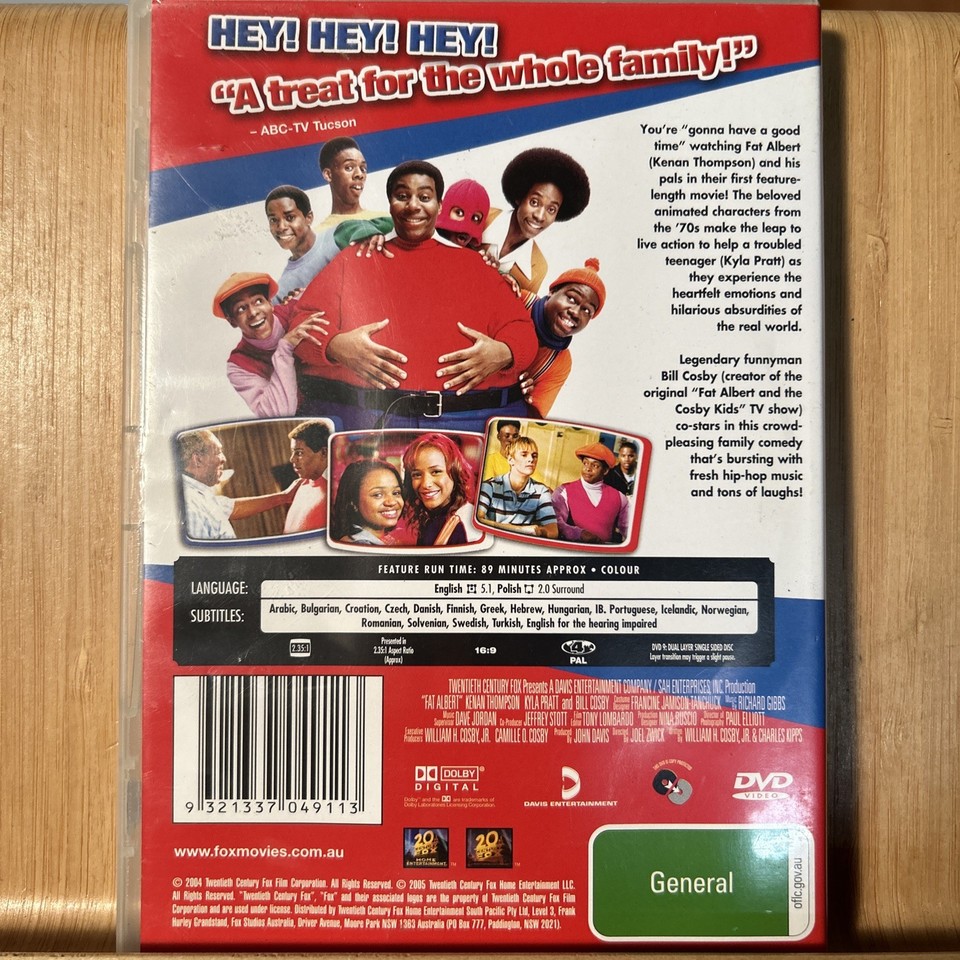 Fat Albert DVD 2004 Pal Region 4 (S6.9) 9321337049113| eBay