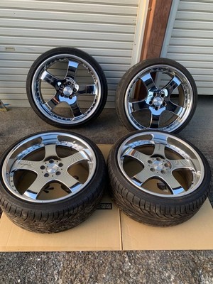 JDM Traffic Star DTS 20-inch Chrome Wheels Sedan Crown No Tires | eBay