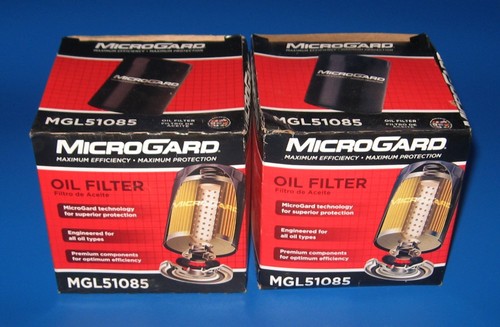 2x Microgard MGL51085 Oil Filter for Chrysler, Dodge Jeep Fram XG16 M1 ...