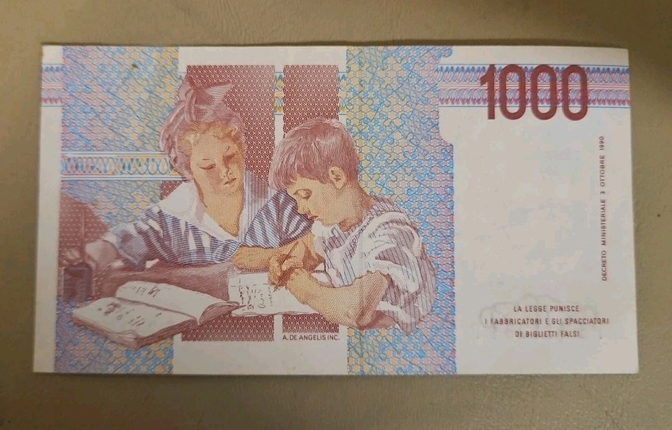 Italy 1000 Lire Note | eBay