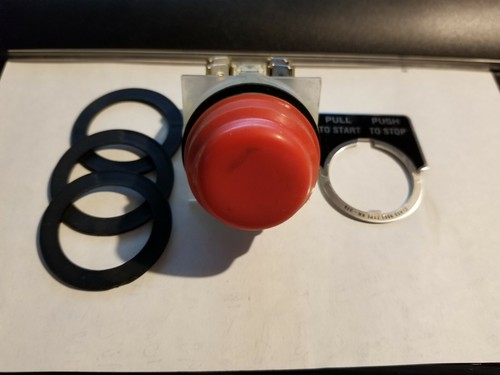 Square D 9001 KA1 Push Red Stop Pushbutton Switch Series G | eBay