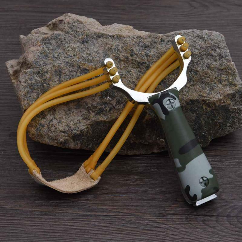 Powerful Slingshot Catapult Alloy Handle Sling Shot Game Hunting High ...