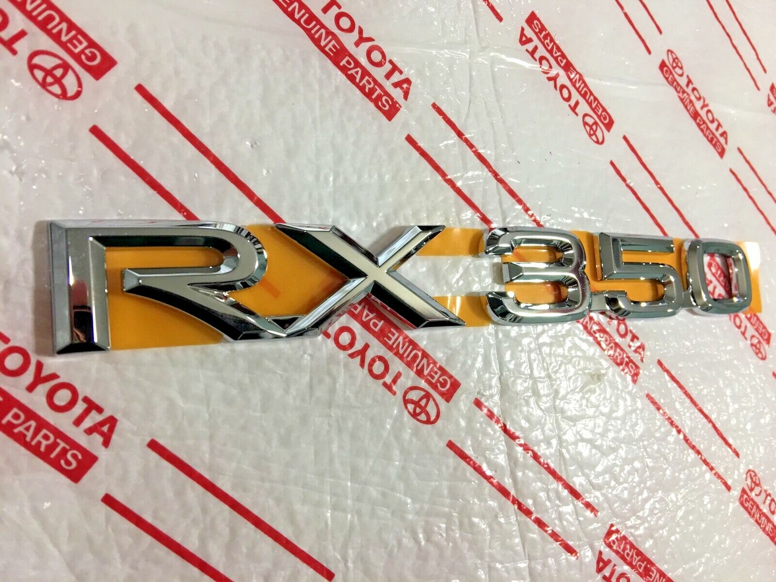 *NEW LEXUS RX350 TRUNK CHROME EMBLEM BADGE OEM 2007-2009 REAR BACK DOOR ...