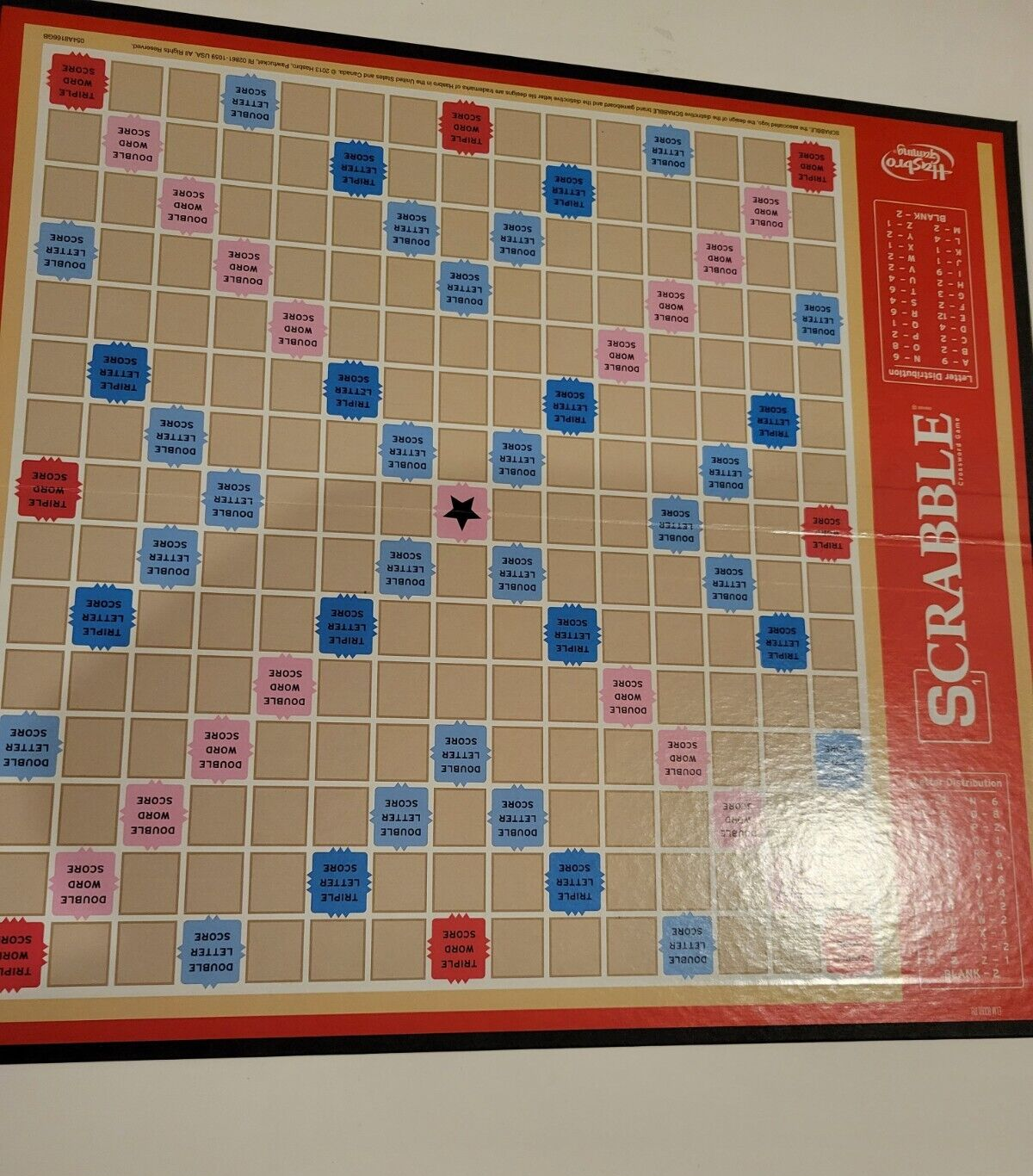 scrabble board game Replacement Part Only Hasbro Letter Tile Game ...