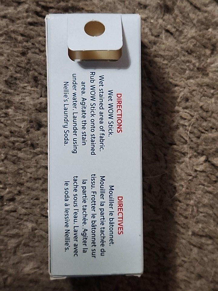 Nellie's Wow Stick Stain Remover 2.7 oz All Natural 810648001914| eBay