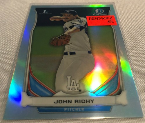 2014 Bowman Chrome Draft Baseball John Richy Los Angeles Dodgers ...