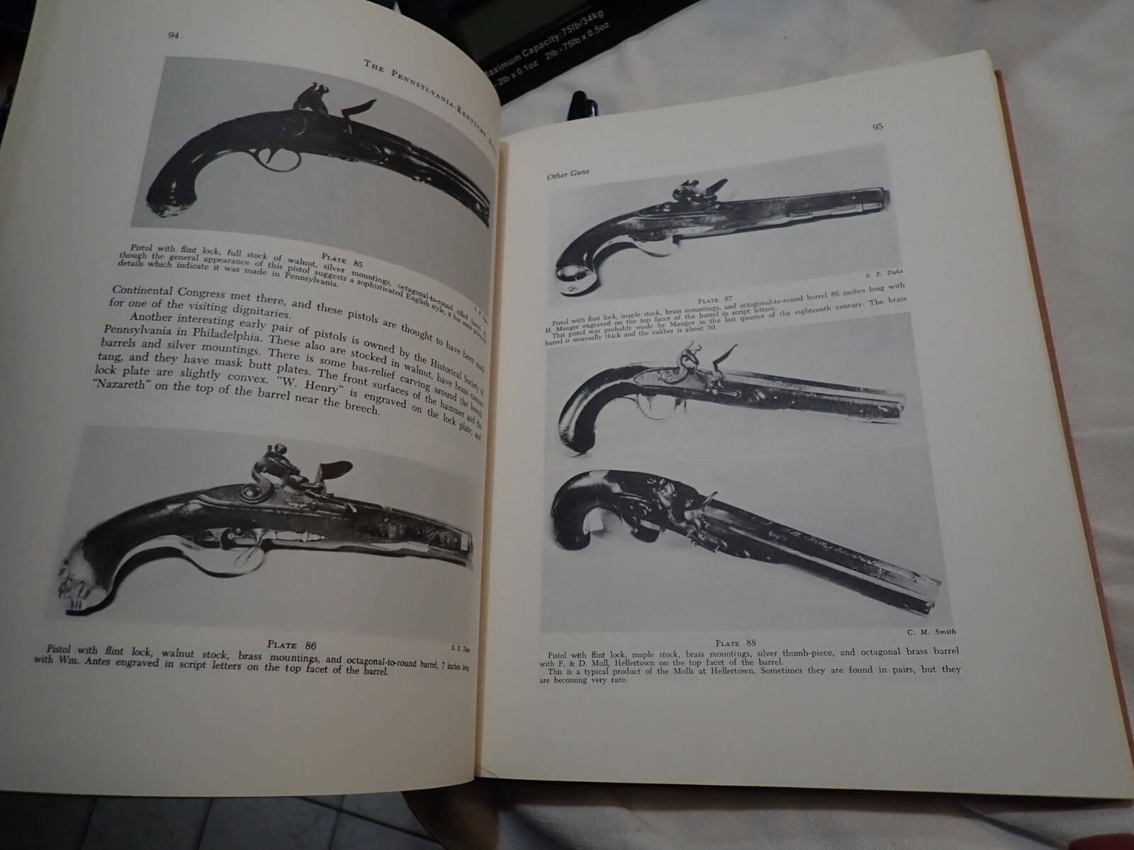1960 The Pennsylvania-Kentucky Rifle AMERICAN firearms HISTORY book ...