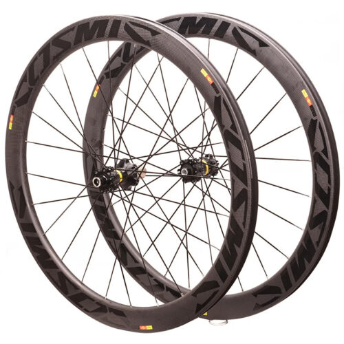 700C Disc Brake Carbon Road Bike Wheelset 50 28mm Width Clincher Wheels ...