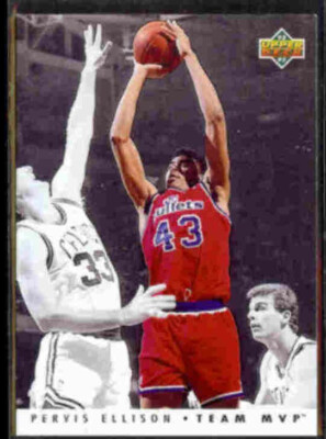 PERVIS ELLISON 1992 Upper Deck Team MVP Insert #TM28. BULLETS | eBay