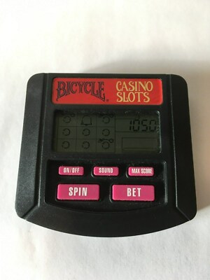Vintage Bicycle Casino Slots Handheld Game | eBay