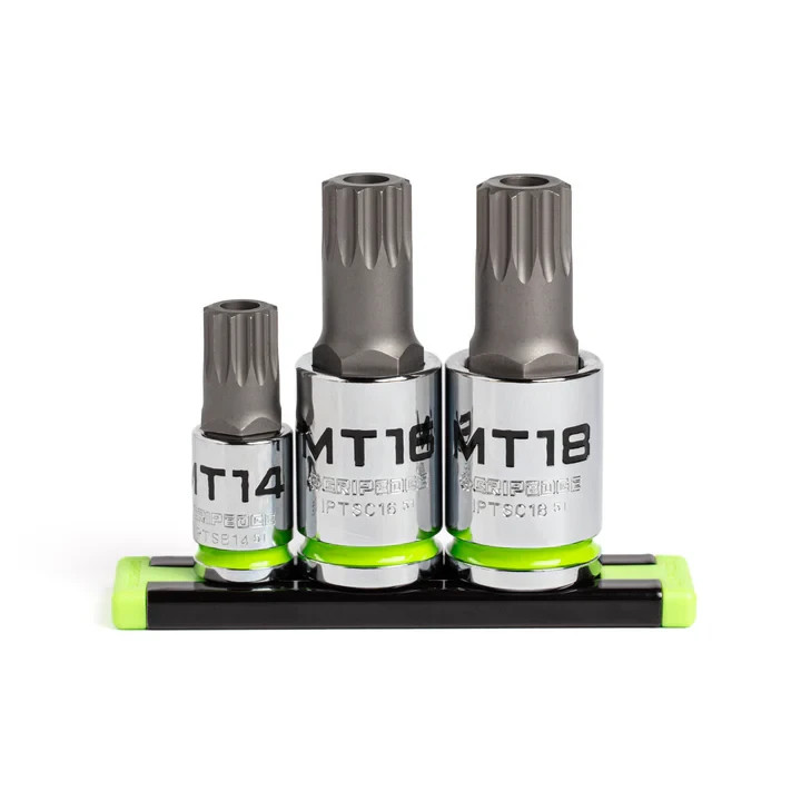 Grip Edge Tools IPTS3S RPT 3/8" & 1/2" Dr Triple Square Bit Socket 3-PC ...