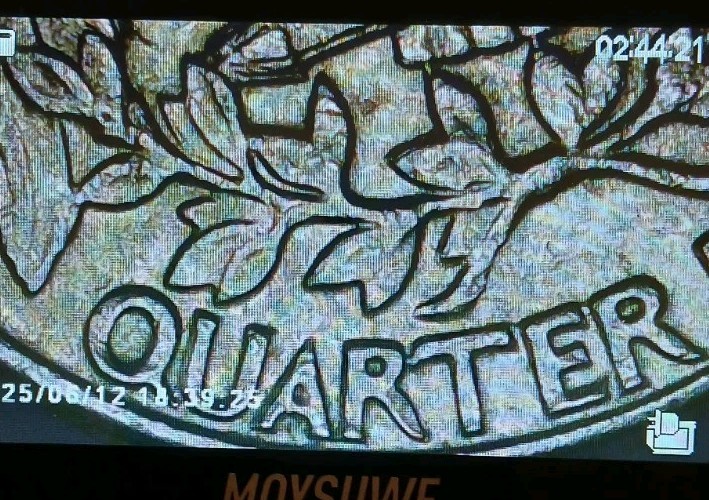 1982 d washington quarter error, Edges Cut Off, Doubled, In God We ...