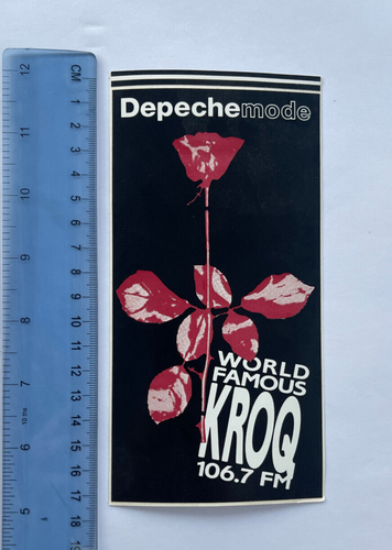 Depeche Mode: Violator Sticker: KROQ 106.7 FM, (RARE!) | eBay