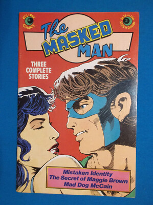 THE MASKED MAN # 2 - FINE- 5.5 - 1985 ECLIPSE - 3 COMPLETE STORIES | eBay