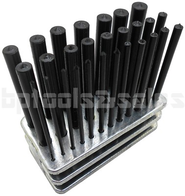28pc Center Punch Transfer Punch Set Steel Machinist Thread Tool Kit ...