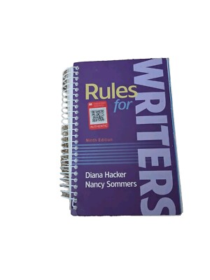 rules for writers diana hacker 9th edition | eBay