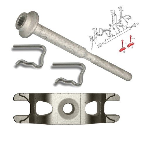 Vis Agrafe Bride de Serrage d'injecteur pour A1 A3 1,6 1,6L Tdi idem à ...