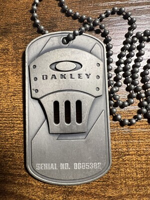 Oakley Sunglasses Employee Dog Tag #5382 | eBay