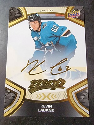 2021-22 Upper Deck MVP Hockey Gold Script #62 Kevin Labanc | eBay