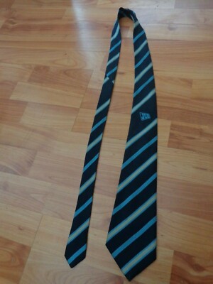 MEN'S ORIGINAL JCB TIE WORKWEAR UNIFORM WORK BLACK / BLUE / GOLD 100% ...