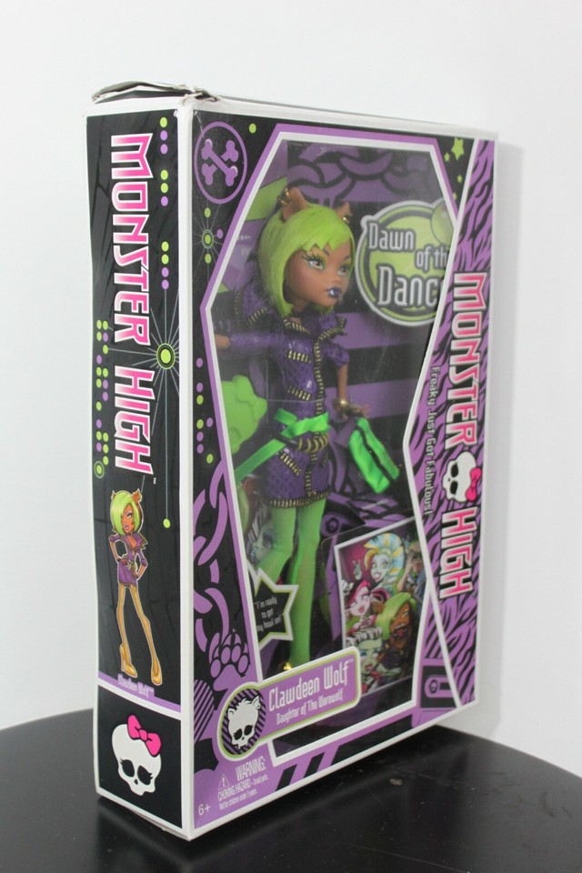 CLAWDEEN WOLF DAWN DANCE Monster High Doll Sealed Werewolf T6069 2011 ...