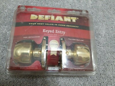 DEFIANT- Keyed Entry/ two keys included | eBay