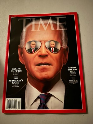TIME Magazine Mag Joe Biden Vladimir Putin Russia June 2021 No Mailing ...