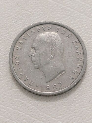 1957 Greece 2 Apaxmai two Drachmai Greek coin Kayihan coins T137 | eBay