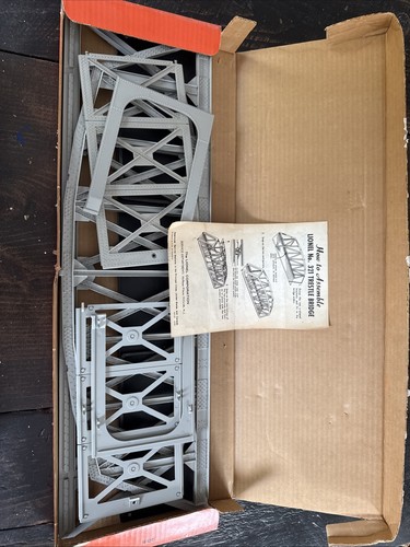 Lionel No. 321 Trestle Bridge W/ Box Made In NY USA Incomplete.. | eBay