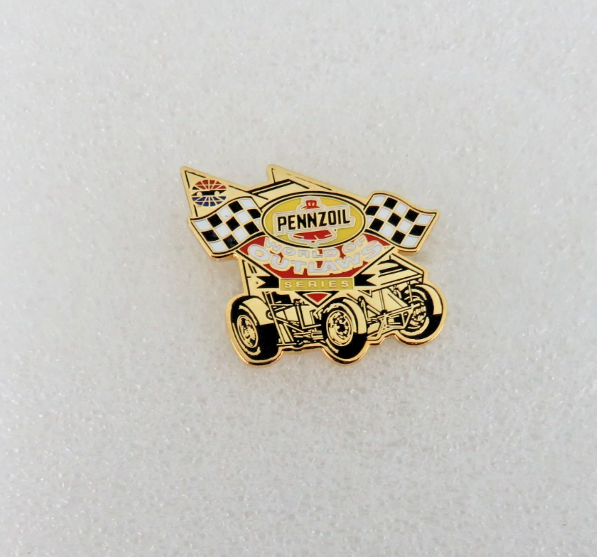 Vintage Pennzoil World of Outlaws Series Collector Lapel/Hat Pin | eBay