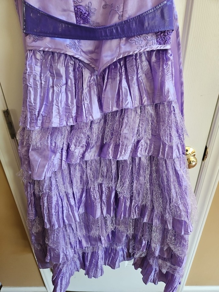 Disney Chasing Fireflies Descendents Mal Dress Girls Size 8 Halloween ...