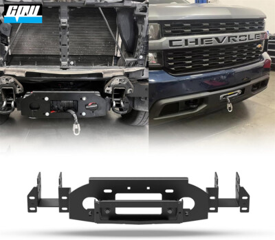 Front Hidden Winch Plate For 2019 2020-2025 Chevy Silverado 1500 ...