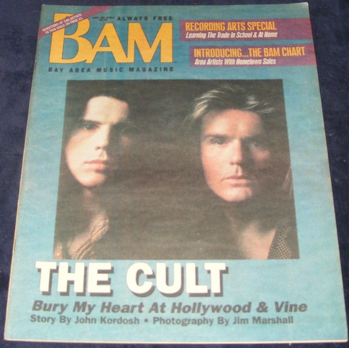 BAM magazine November 29 1991 #372 The Cult Short Story by John Kordosh ...