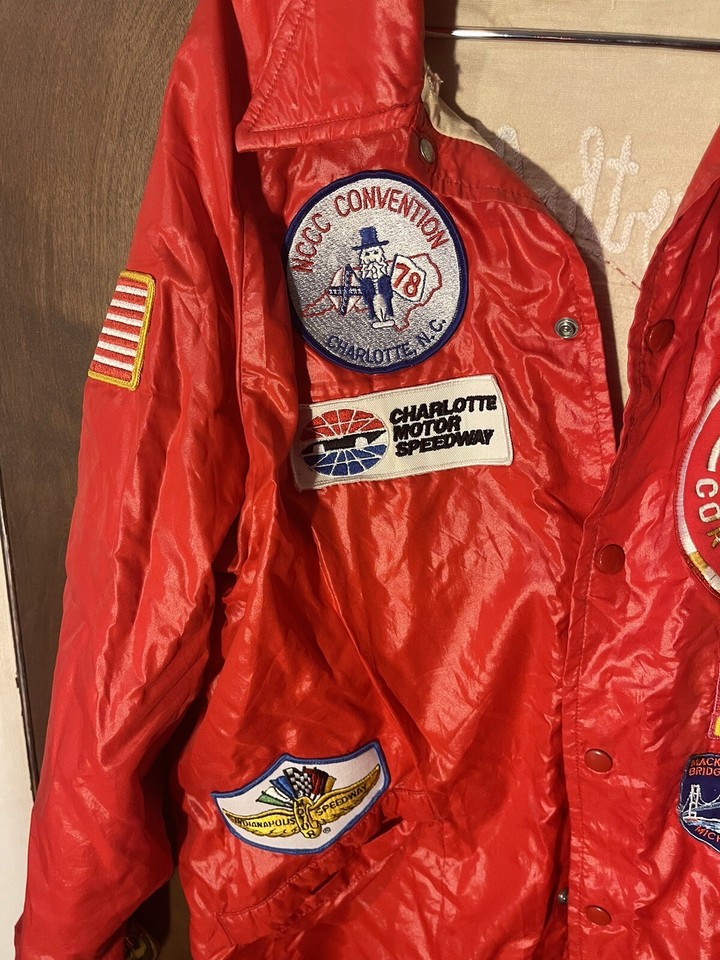 Corvette Vintage Chevy Racing Jacket Patches 60s 70s King Louie Flint ...