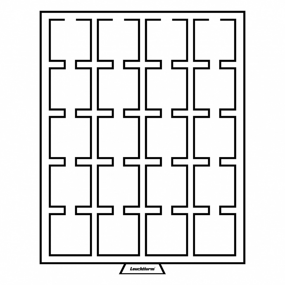 5 Lighthouse Coin Box Trays for 100 2x2 Coin Snaplock Flips Holders ...