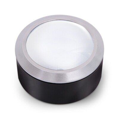 Desktop Dome Reading Magnifier with 3 Led Lens Handheld Magnifying ...